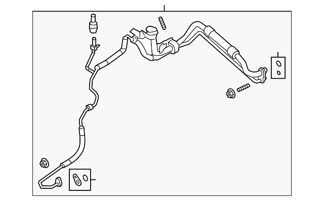 DA5Z-19A834-B 2013-2019 Ford A/C Refrigerant Suction Hose | Fairway ...