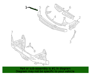 2020-2023 Mercedes-Benz Upper Mount 167-885-29-00 | MB Online Parts