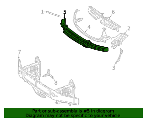167-885-17-00 - Energy Absorber 2020-2023 Mercedes-Benz | Mercedes-Benz ...