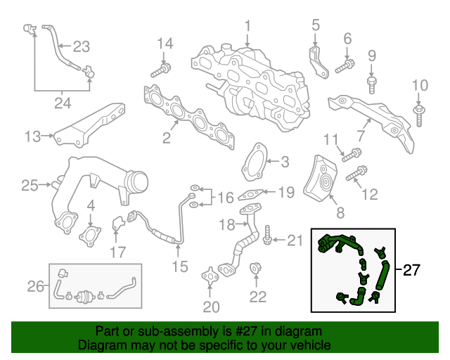 2017-2019 Kia Water Hose Assembly 28235-2B800 | OEM Parts Online
