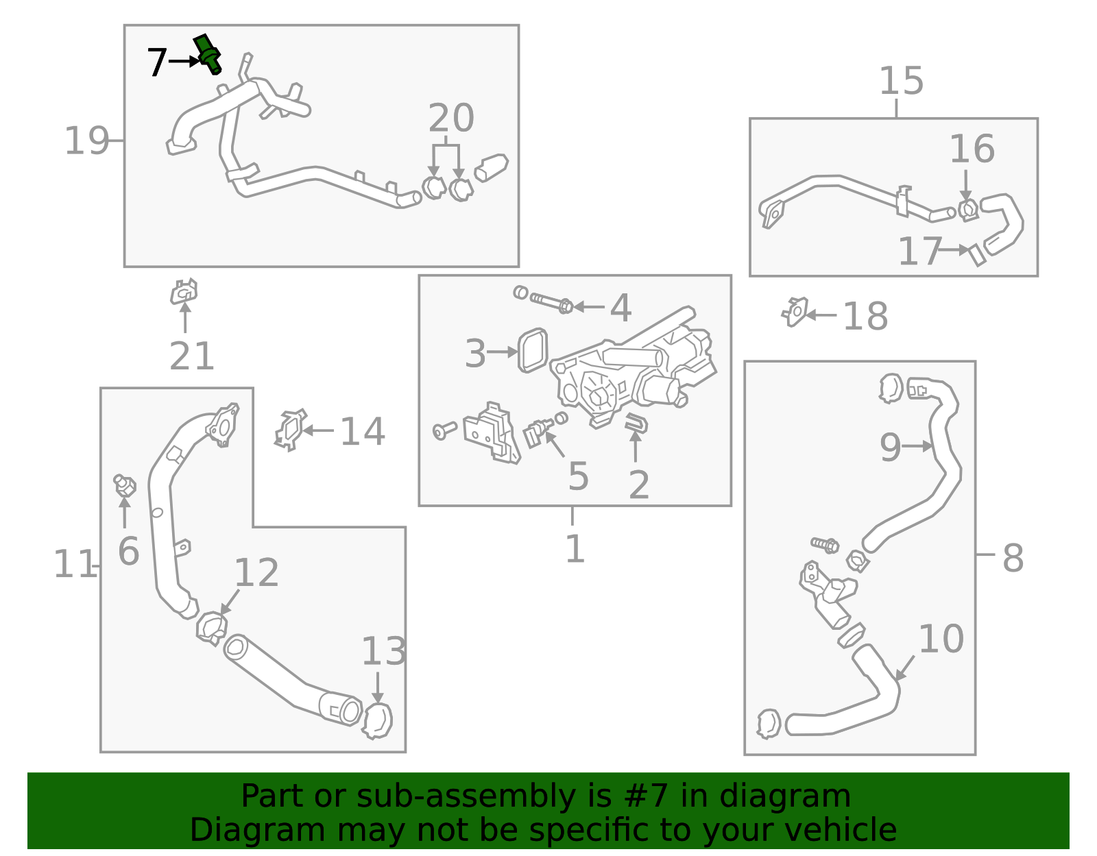 2019-2025 GM Engine Coolant Temperature Sensor 55488246 GM ...
