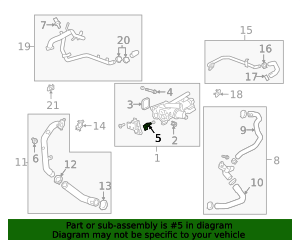 2019-2022 GM Engine Coolant Temperature Sensor 55489870 | TascaParts.com