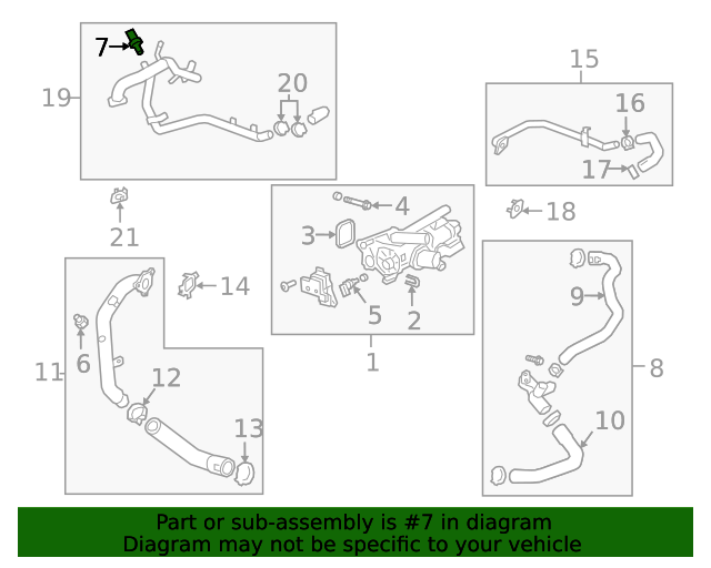 2019-2024 GM Engine Coolant Temperature Sensor 55488246 GM ...