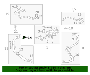 2019-2024 GM Water Inlet Gasket 55504553 GM | GMPartsDirect.com