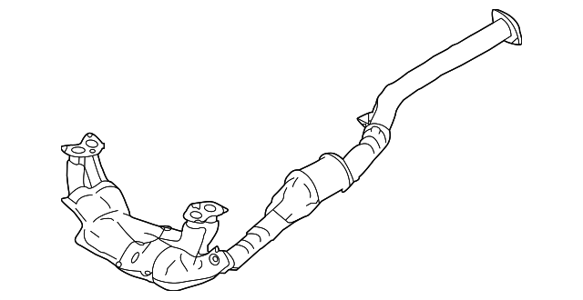 2018-2023 Subaru Crosstrek Front Pipe 44620AE620 | Subaru Parts Store