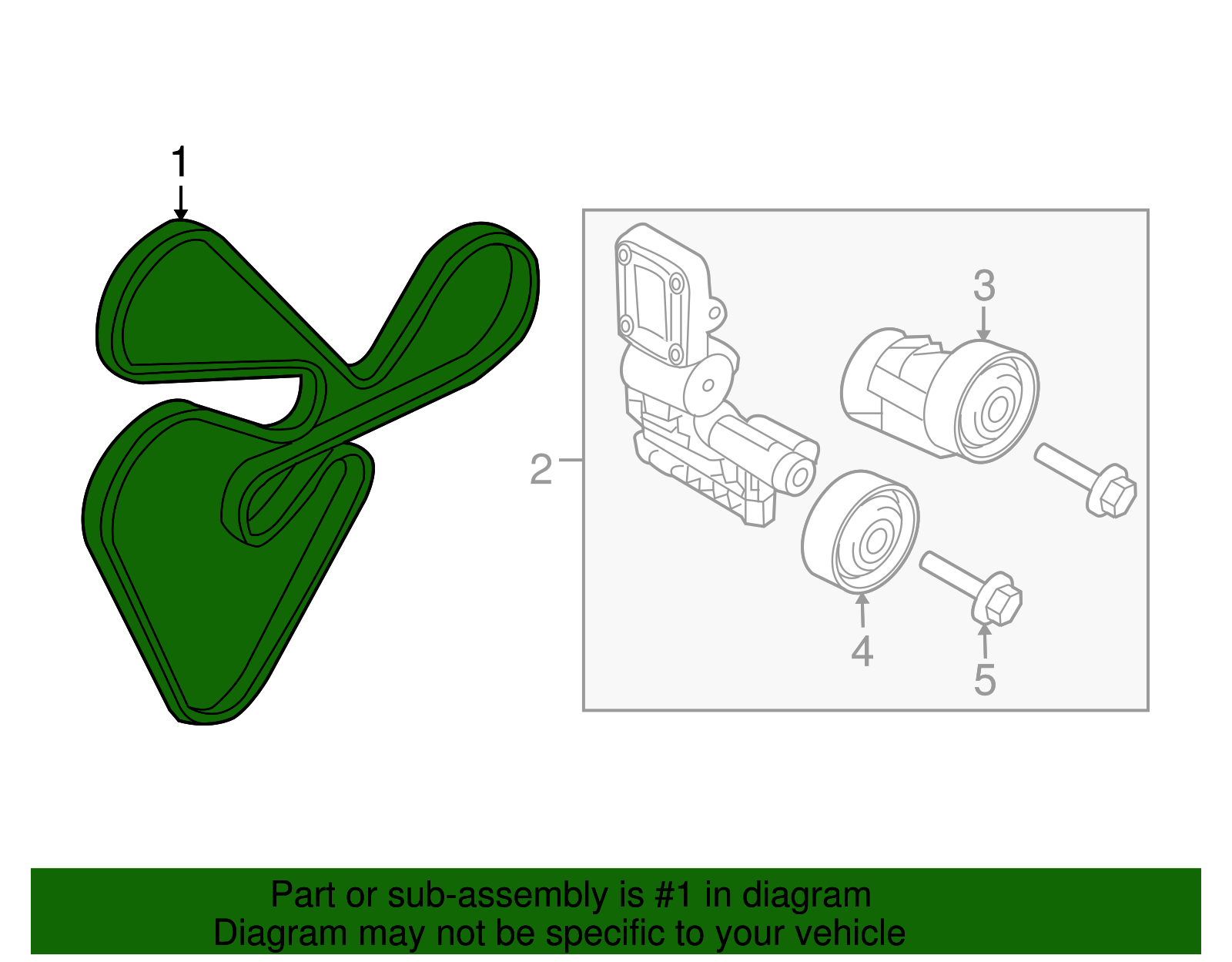2006-2010 Hyundai Sonata Serpentine Belt 25212-25000 | OEM Parts Online