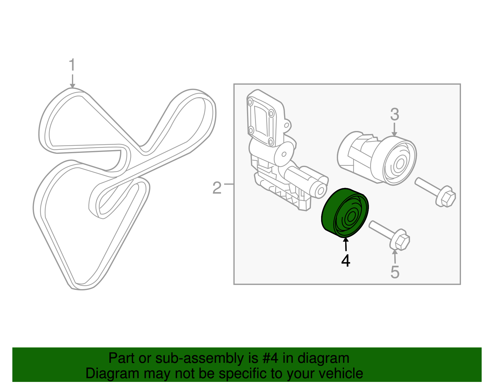 2006-2012 Hyundai Idler Pulley 25287-25010 | OEM Parts Online