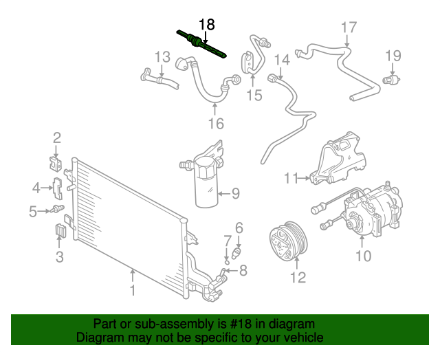 Genuine Audi 4B0-820-177-A | A/C Orifice Tube | FREE Shipping on Most ...