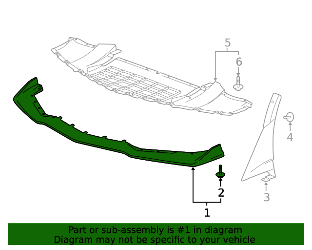 84456248 - Exposed Carbon fiber Front End Spoiler Package 2019 ...