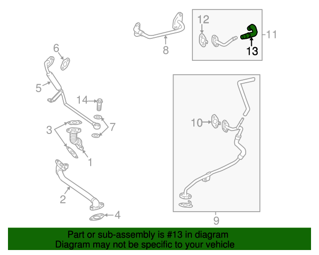 2017-2024 GM Turbocharger Inter-Cooler Hose (Replaces Part Number ...