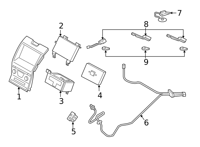 2016-2021 Ford Control Module GC3Z-19A387-C | OEM Parts Online