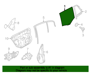 31385420 - Movable Glass - 2015-2018 Volvo | Volvo OEM Parts Direct