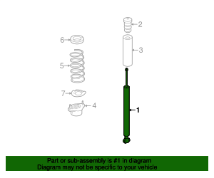 204-326-02-00 - Shock Absorber 2008-2015 Mercedes-Benz | Mercedes-Benz ...