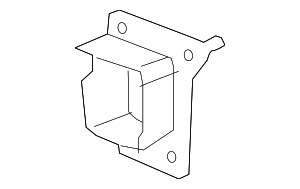 2017-2023 GM Passenger Side Underbody Rear Side Rail Rear Reinforcement ...