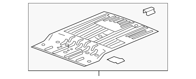 2017-2024 GM Rear Floor Rear Panel 84782948 GM | GMPartsDirect.com