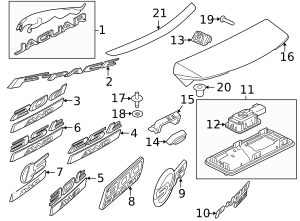 C2C22719 - Under-Body Shield Screw 2005-2024 Jaguar | Land Leaping ...