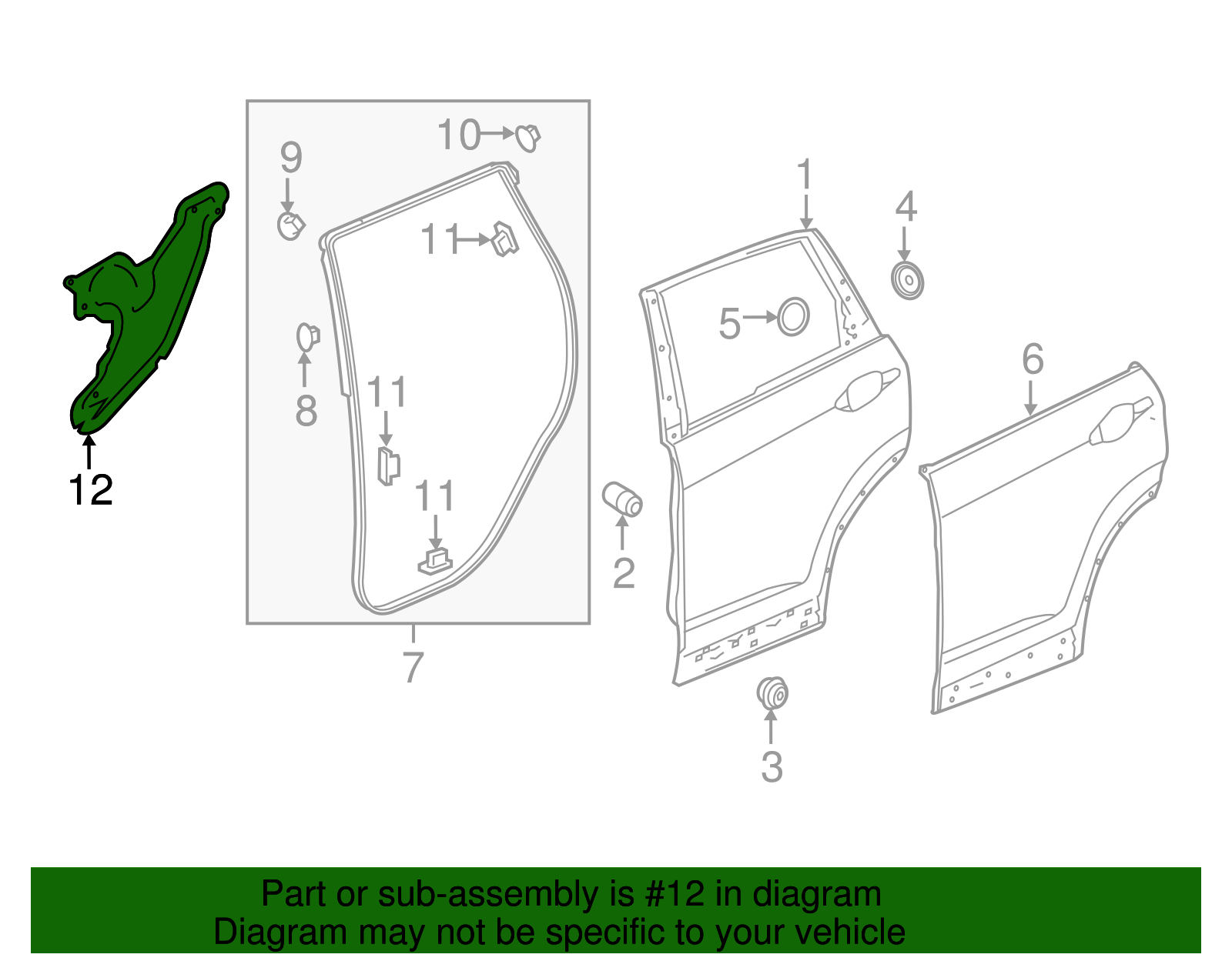 72861-TLA-A01 - Water Deflector 2017-2022 Honda CR-V | Honda Parts Online