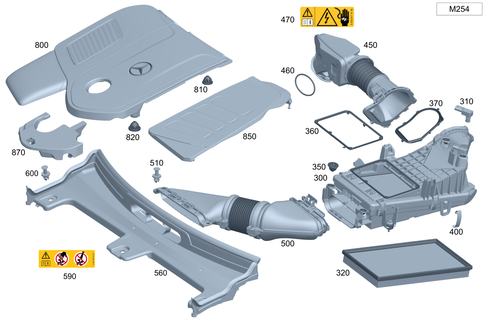 Air Intake for 2021 Mercedes-Benz C300 | Mercedes-Benz Parts