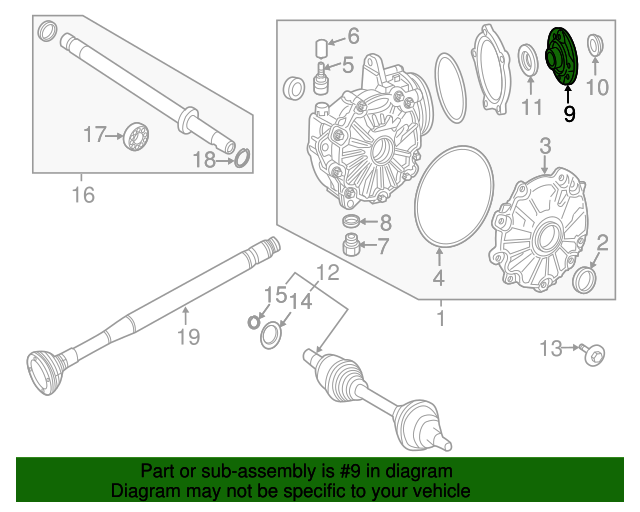 Mercedes-Benz OEM Companion Flange Part# 221-335-00-45 | OEM Vehicle Parts