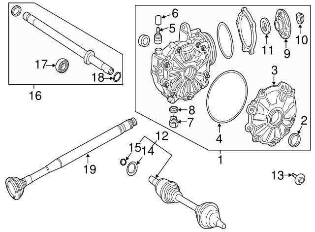 Mercedes-Benz OEM Companion Flange Part# 221-335-00-45 | OEM Vehicle Parts