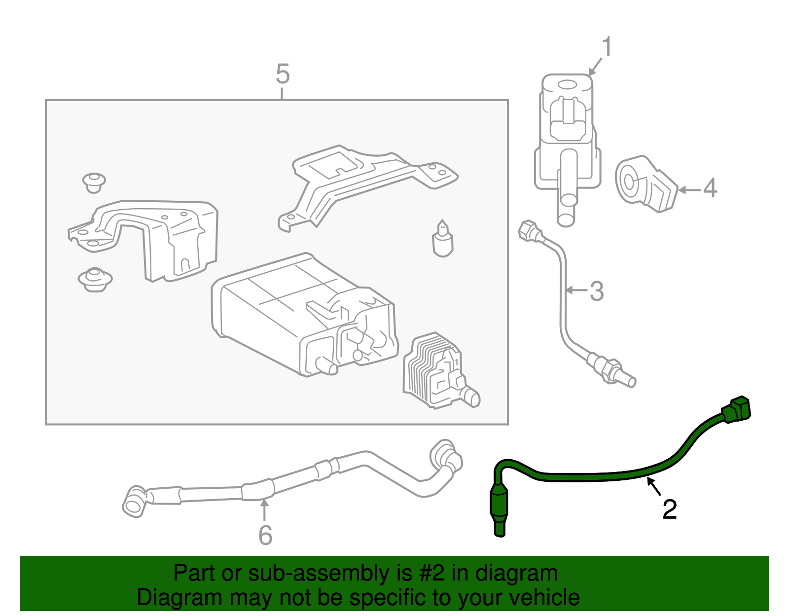 2012-2017 Toyota Camry Oxygen Sensor 89467-06160 | Toyota San Diego Parts