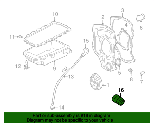 1996-2012 GM Oil Filter 19210283 | TascaParts.com
