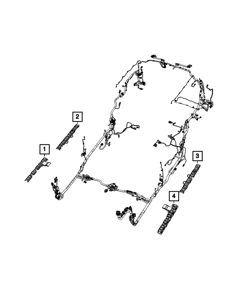 2018-2025 Chrysler Wiring Trough 68242546AB | Mopar eStore