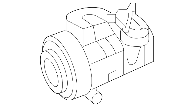 2018-2020 Jeep A/C Compressor 68245083AA | TascaParts.com