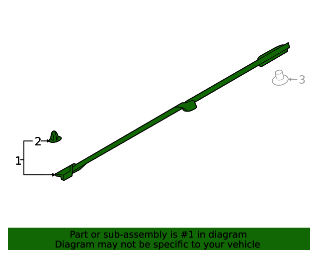 2019-2024 Subaru Ascent Rocker Molding 91112XC05B | Subaru Parts Store