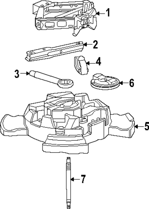 Jack & Components for 2024 Chevrolet Trax | Parts Overstock
