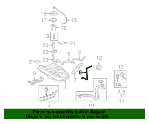 2007-2011 Toyota Camry Breather Tube 77226-06020 | Toyota Parts of Bedford