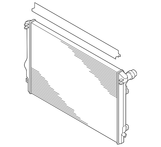 5WA-121-251-H - Radiator 2015-2023 Audi | Audi OEM Parts
