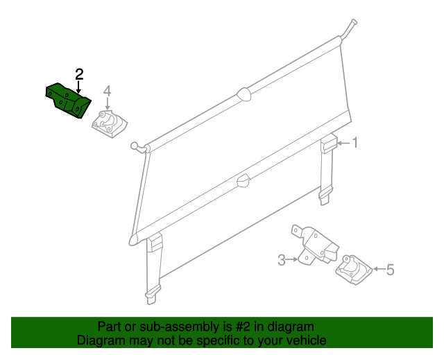 Genuine BMW 51-47-2-990-740 | Luggage Cover Upper Support | FREE ...