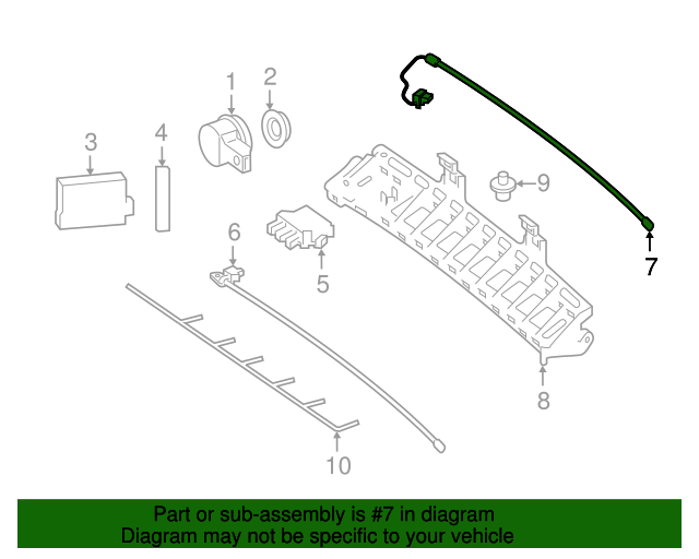 222905900465 - Rear Switch Module Mercedes-Benz USA Parts