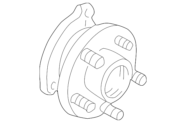 1997-2005 GM Front Wheel Hub and Bearing Assembly with Wheel Speed ...