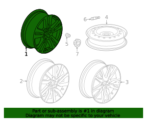 2016-2018 Honda Wheel, Alloy 42700-TG7-A41 | Honda Factory Parts