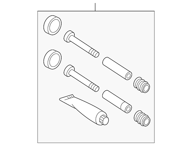 906-420-00-00 - Caliper Hardware Kit 2010-2023 Mercedes-Benz | Mercedes ...