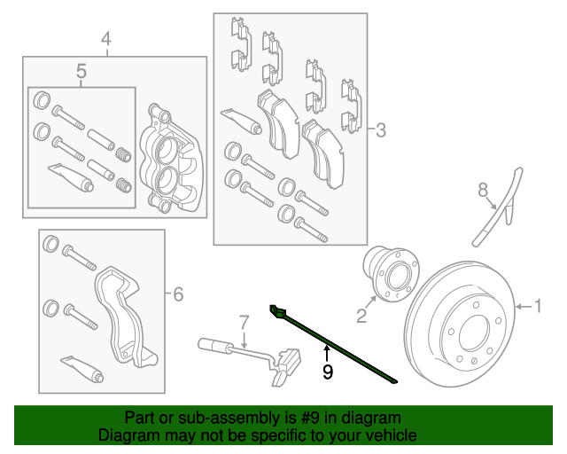 2010-2018 Mercedes-Benz ABS Wheel Speed Sensor 906-905-33-01 ...