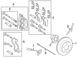 2010-2018 Mercedes-Benz ABS Wheel Speed Sensor 906-905-33-01 ...