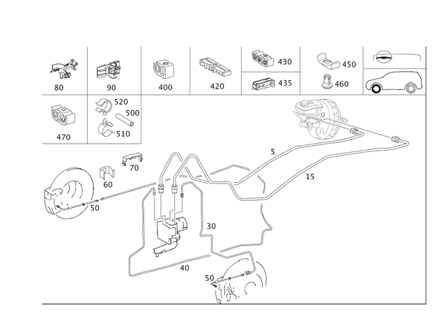 Line Bracket - Part #002-995-15-77 | Mercedes Parts Center