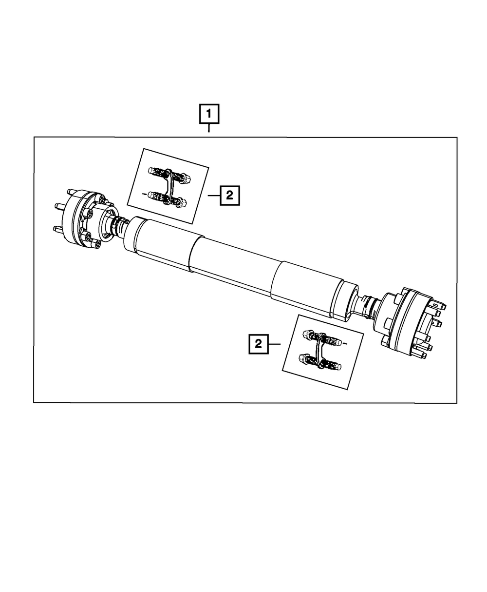 2011-2025 Mopar Drive Shaft 52853641AF | Mopar OEM Parts Outlet