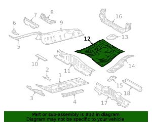 58113-10080 - Center Panel - 2018-2022 Toyota | OEM Genuine Toyota Parts