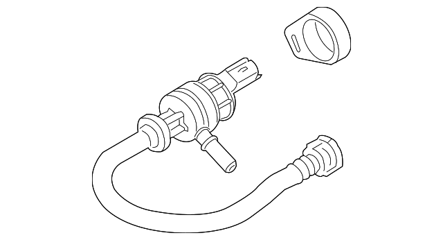 2007-2016 Mini Fuel Tank Vent Hose 13-90-7-624-538 | Mini Parts Direct
