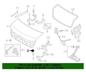 2013-2022 Hyundai Lift Gate Plug 81746-3Z000 | OEM Parts Online