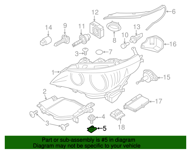 Genuine BMW 07-12-9-904-232 | Headlight Mounting Nut | FREE Shipping on ...