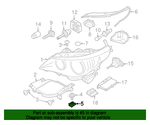 Genuine BMW 07-12-9-904-232 | Headlight Mounting Nut | FREE Shipping on ...