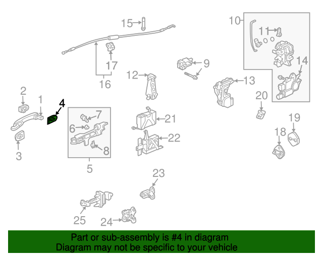 Genuine OEM Acura - Seat B, L Part# 72188-SEP-A02 | Acura Parts For Less