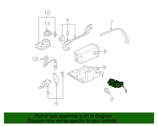 2004-2012 Mitsubishi Egr Valve MR578913 | Mitsubishi Parts Warehouse ...
