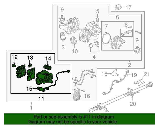 2013-2019 GM Differential Clutch 85632233 | TascaParts.com