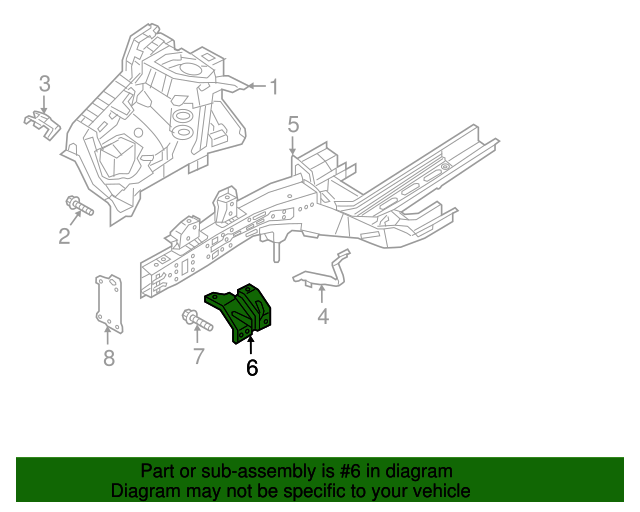 2017-2020 Kia Sportage Support Plate - Driver's Side (LH) 64697-D9000 ...